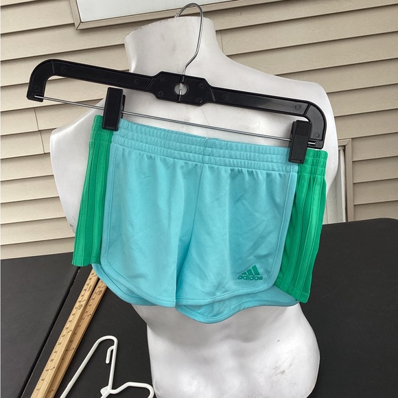 adidas | Bottoms | Adidas Size 5 Girls Shorts Light Green | Poshmark
